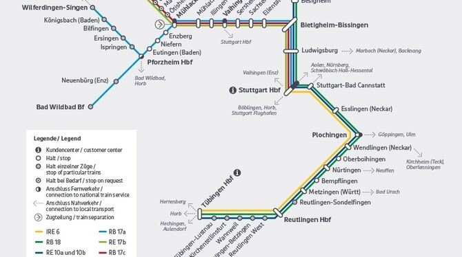 Dichterer Fahrplan im Neckartal soll trotz Coronakrise kommen - Events - Reutlinger General ...